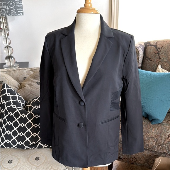 CAbi | Jackets & Coats | Cabi Womens Keynote Navy Suit Jacket Style ...